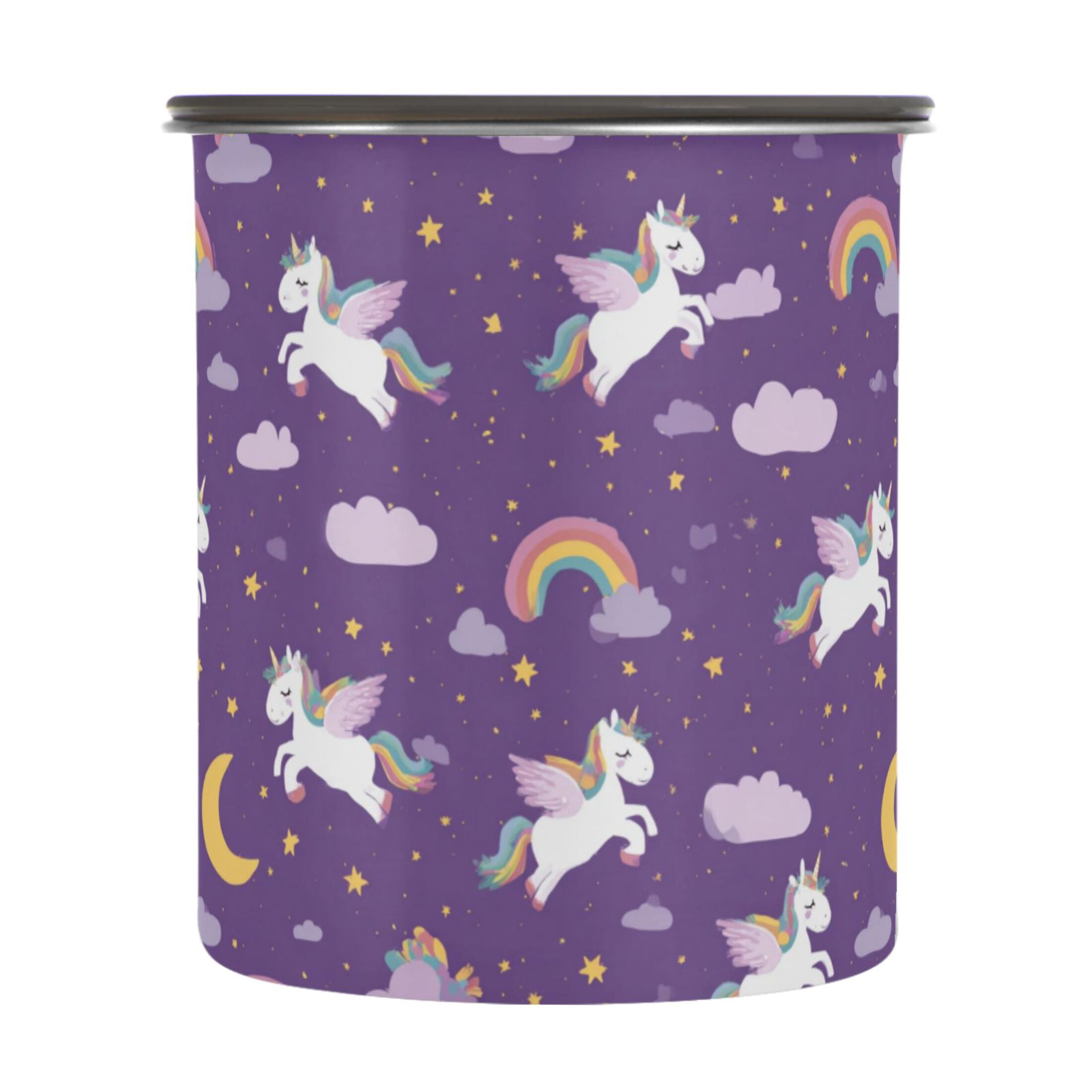 900ml Stainless Steel Food Storage Containers Unicorns with Rainbows ...