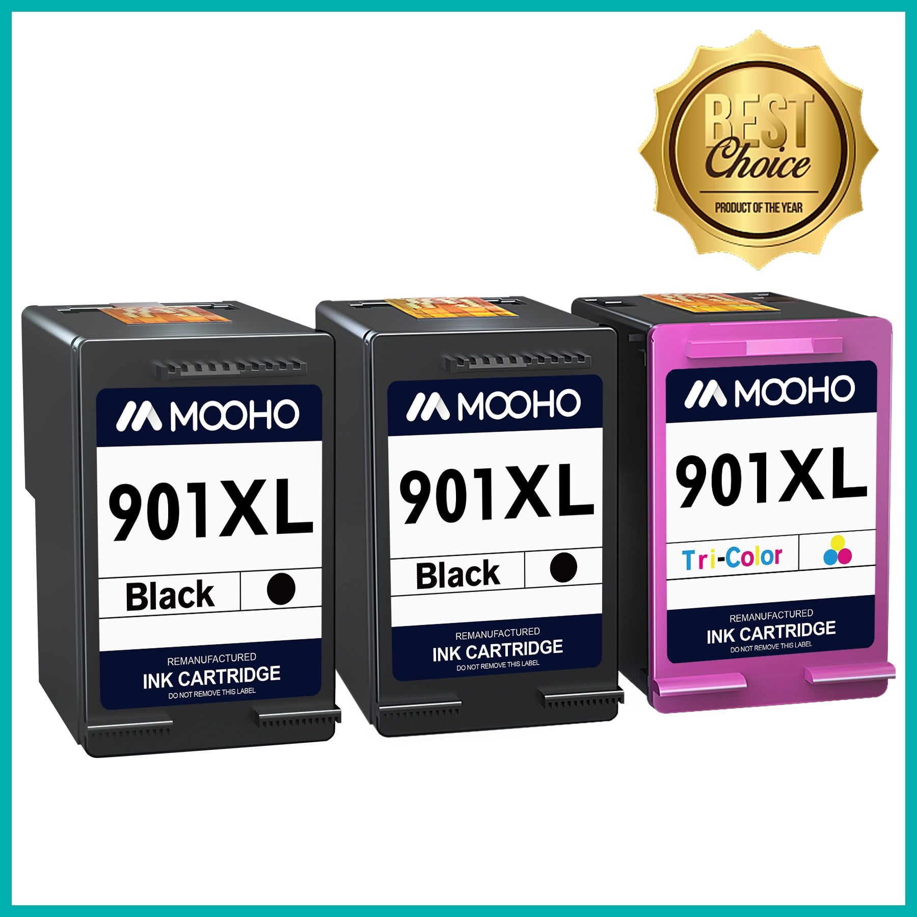 901 Ink Cartridge for HP 901 901XL for HP Officejet 4500 J4500 J4524 ...