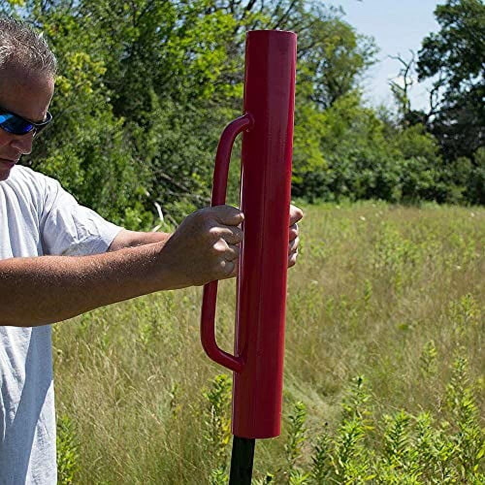 901147A Steel Head Fence Post Driver with Handles - Walmart.com