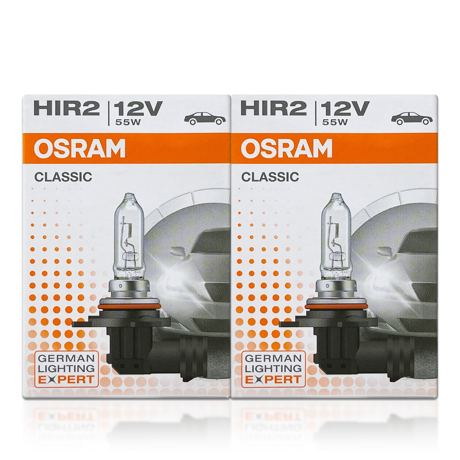 9012 HIR2: Osram OEM Classic Standard Halogen Bulbs | Pack of 2 ...