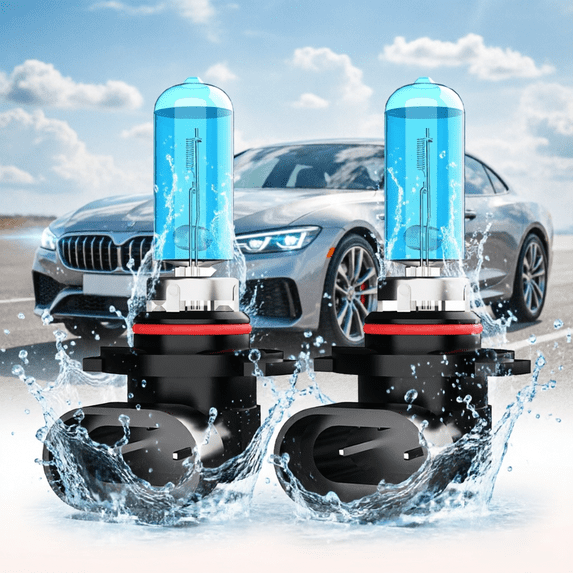 2 pcs High Brightness 9012 High Low Beam Fog Light Halogen Bulb For ...