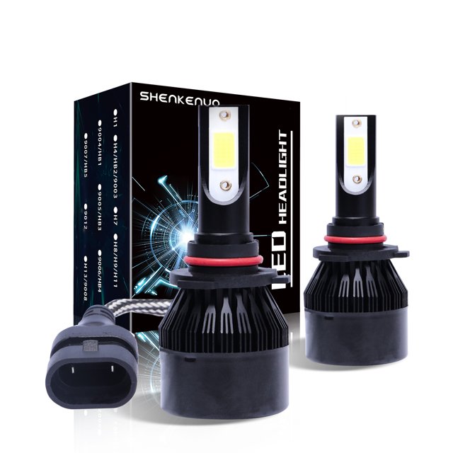 9012 Headlights 100W 11000LM Conversion Kits 6000K Hi/Lo Beam,2Pcs - Walmart.com