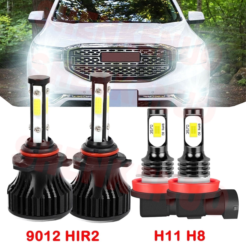 9012 High&Low Beam for GMC Acadia 2013 2014 2015 2016 2017 2018 2019 ...
