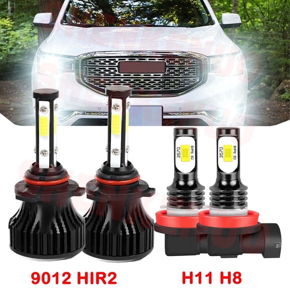 9012 High&Low Beam for GMC Acadia 2013 2014 2015 2016 2017 2018 2019 ...