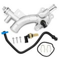 Aluminum Coolant Water Outlet Kit with Hose Sensor for Chevy Cruze ...