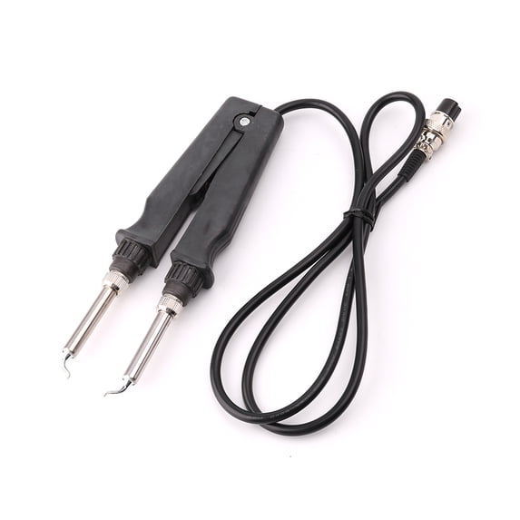 902 ESD Double Soldering Iron Tweezer Handle Clip Heating Plier ...