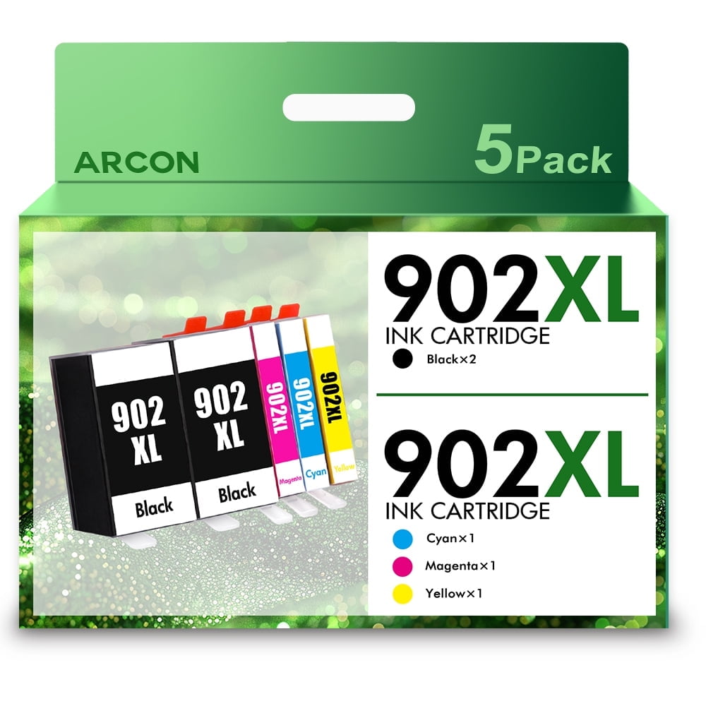 902XL Compatible for HP 902 XL Ink Cartridges Combo Pack Compatible for ...