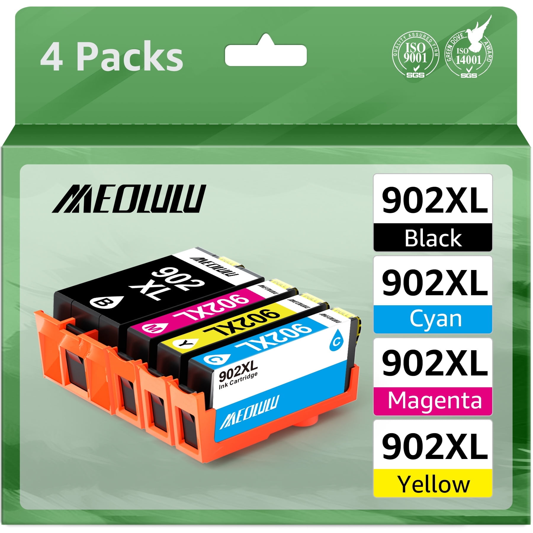902XL Ink Cartridges Replacement for HP 902 Ink Cartridges, 902XL Ink ...