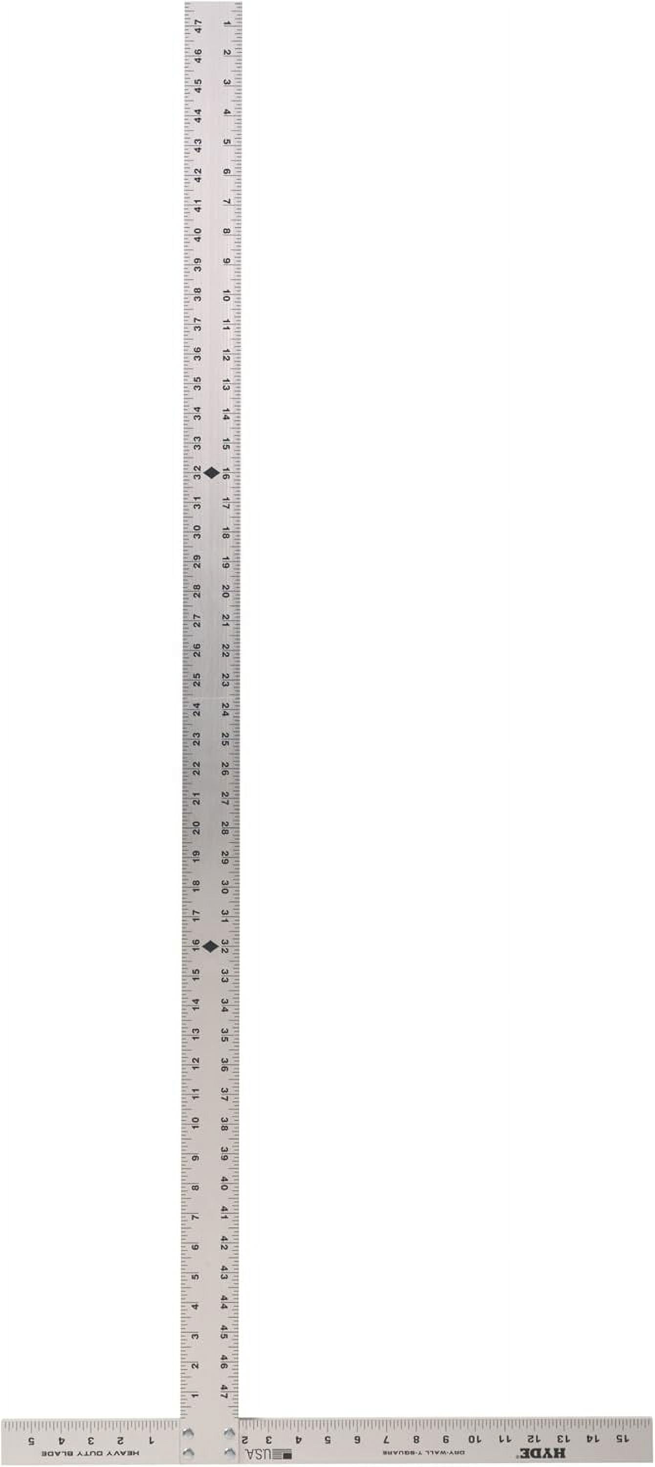 9034 48-Inch Heavy-Duty Fixed Drywall T-Square - Walmart.com