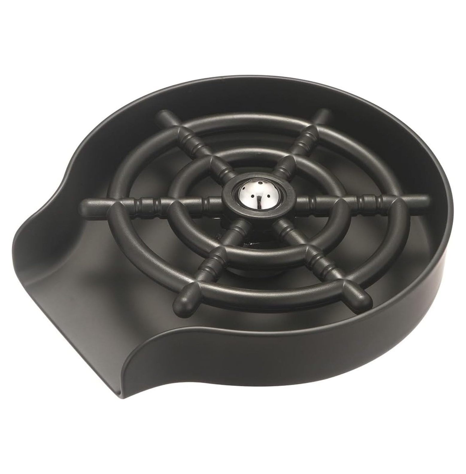 -903700-MB Metal Glass Rinser with Matte Black Finish - Contemporary ...