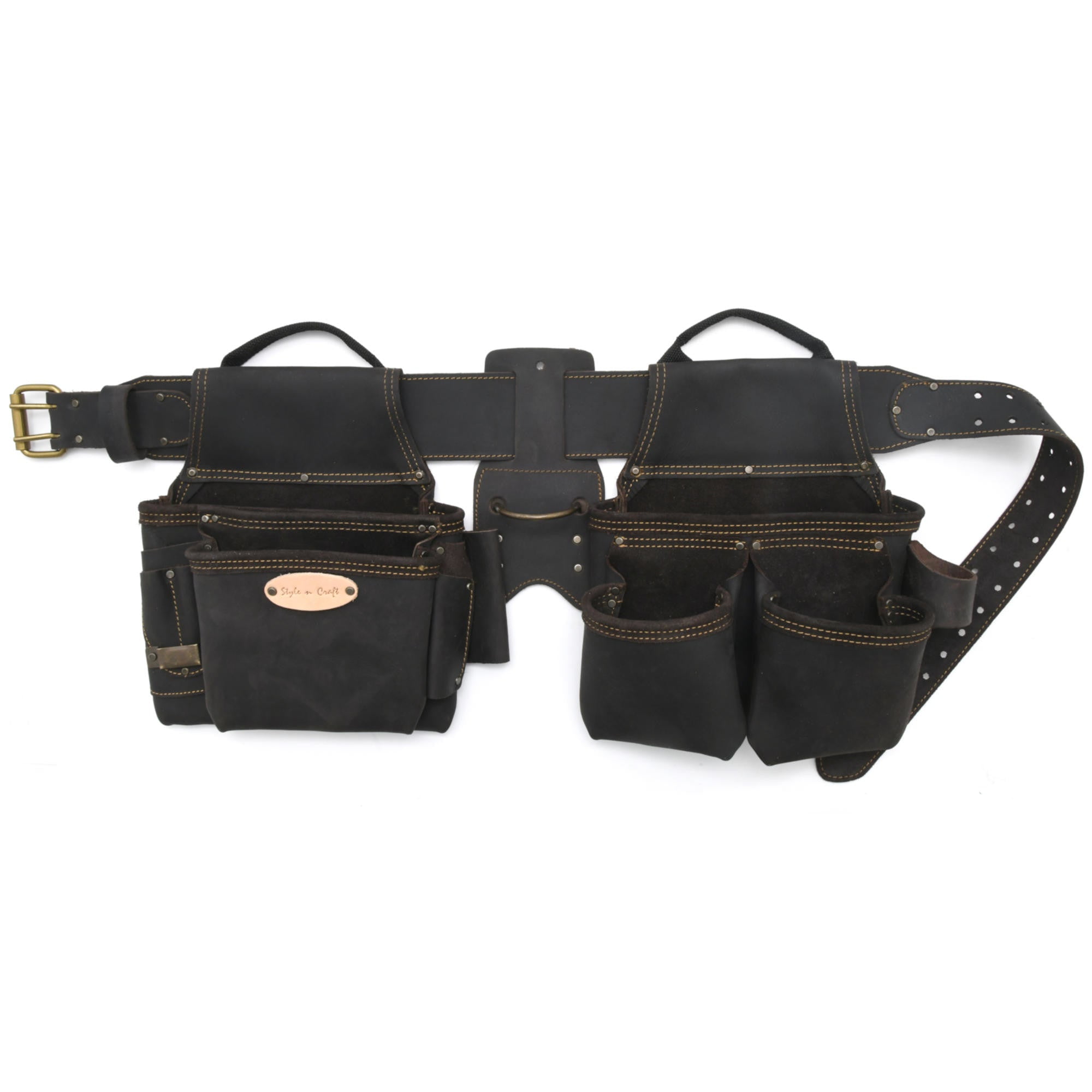 90429 - 4 Piece 17 Pocket Pro Framer's Combo in Oiled Leather | Style n ...
