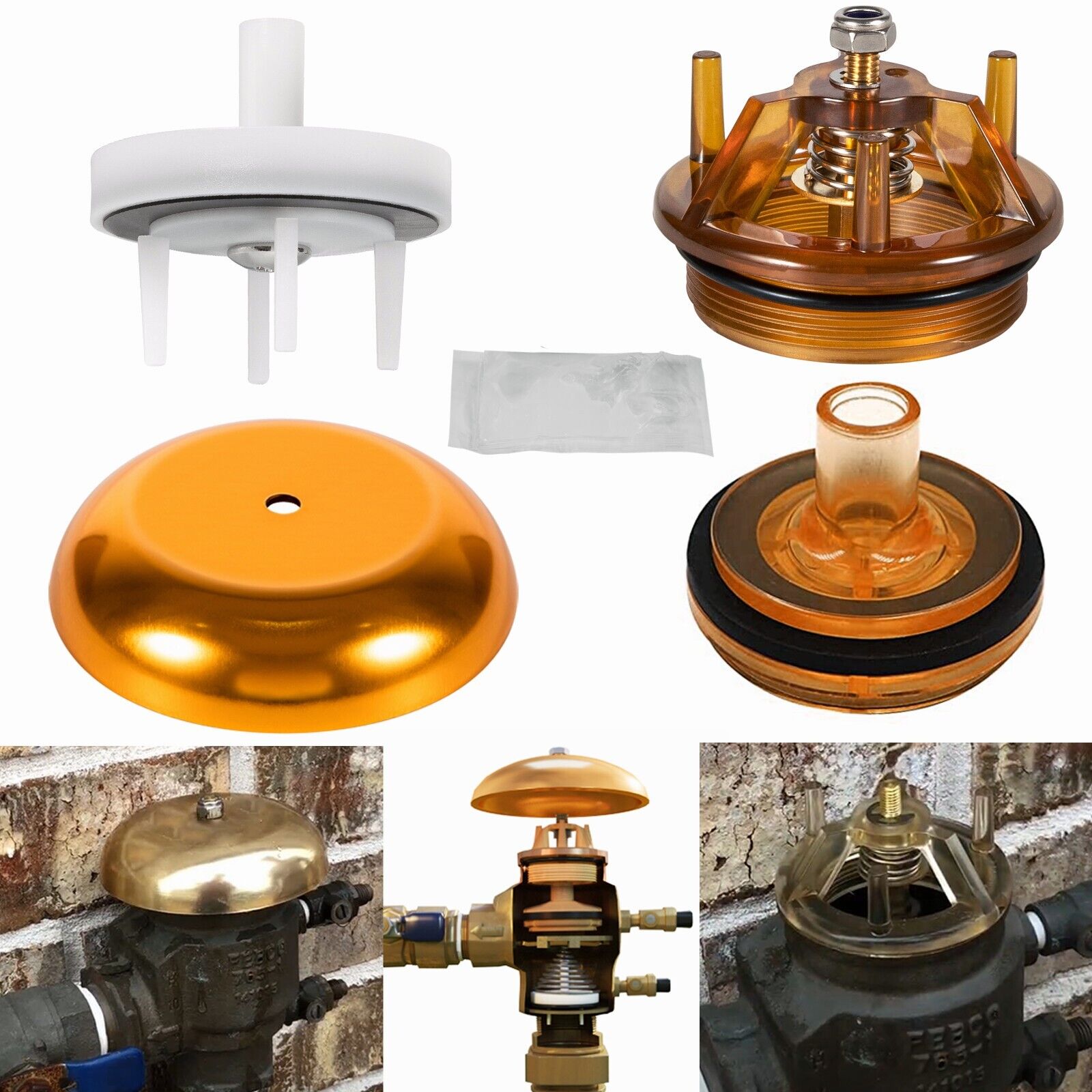 905-212 Poppet & Bonnet+Check Valve Assembly Kit +Canopy For Febco 765 ...