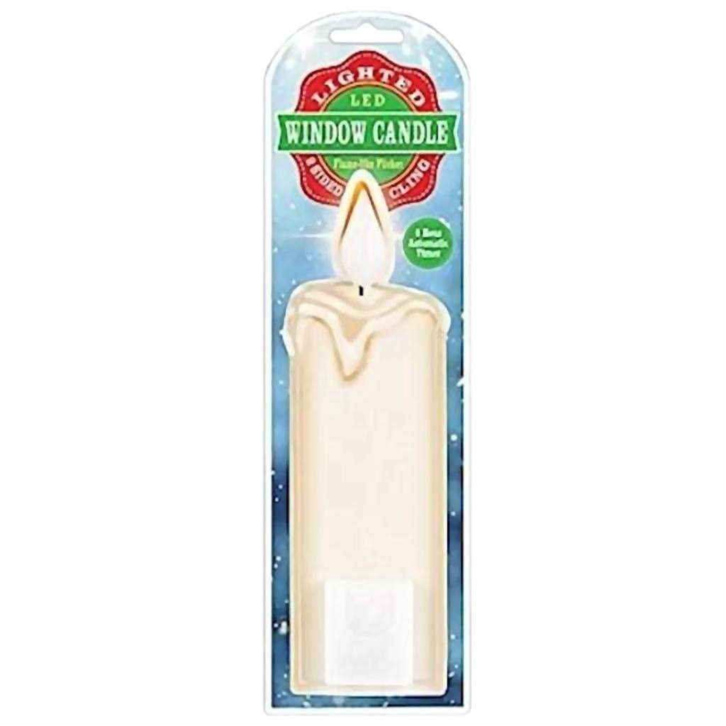Gerson LED White Window Cling Candle - Walmart.com