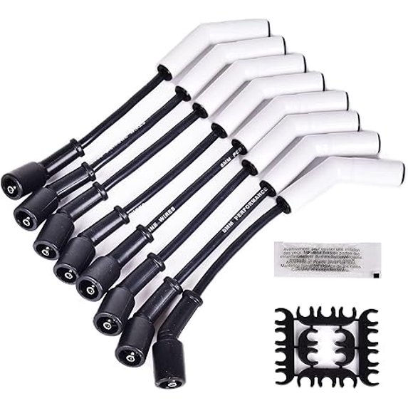 9070C Spark Plug Wire Set - Extreme 9000 Ceramic Boot - for GM LS3/LS4 ...