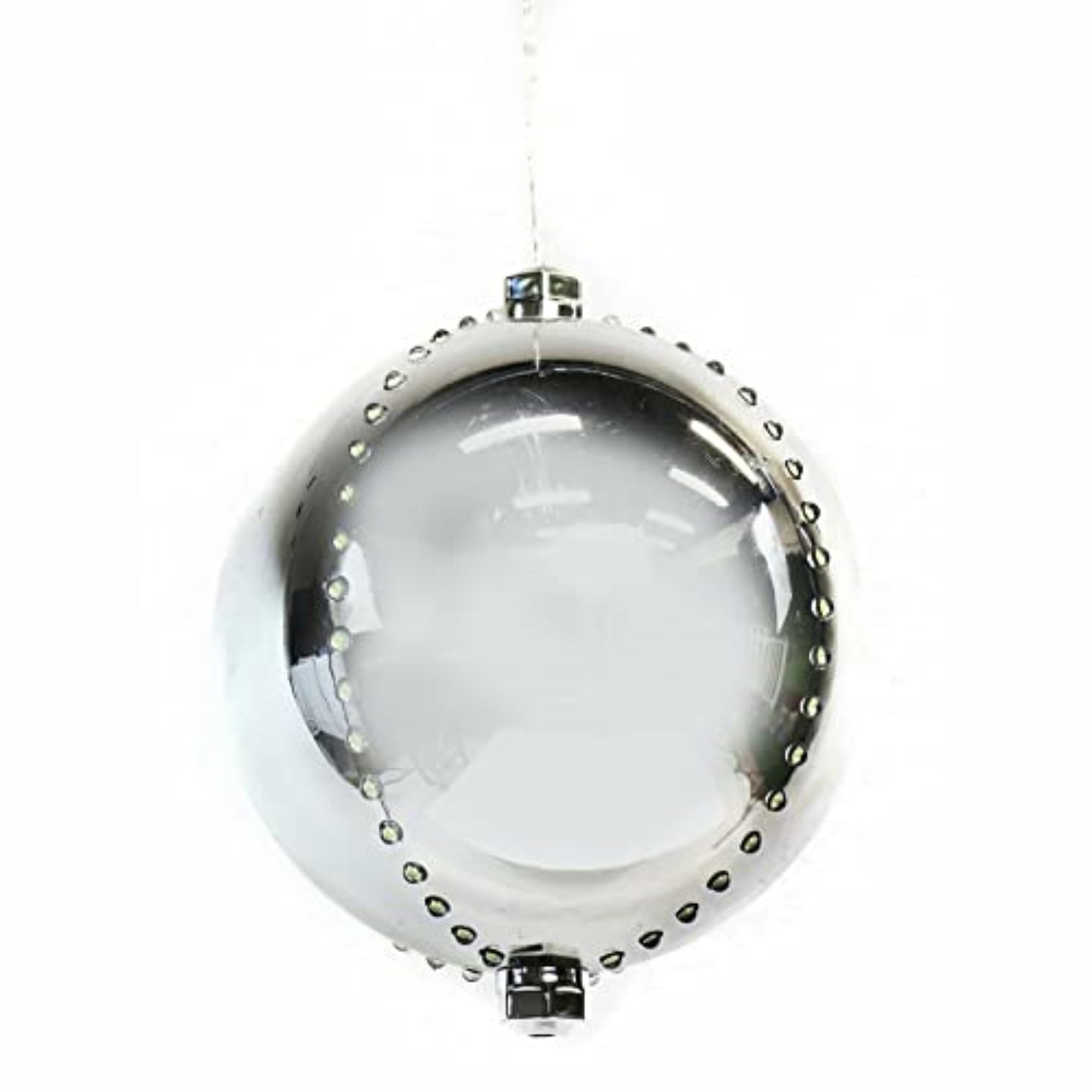 9071182 LIGHTED ORNAMENT WHT 6"" Celebrations Platinum LED Pure White 6 ...