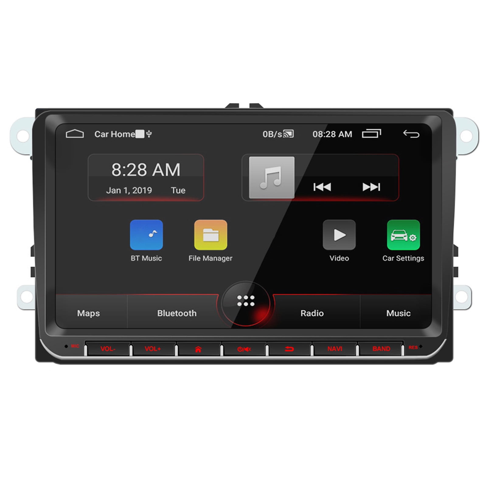 9093 Car MP5 FM Radio GPS Navigation 9 Inch High Clarity WiFi GPS ...