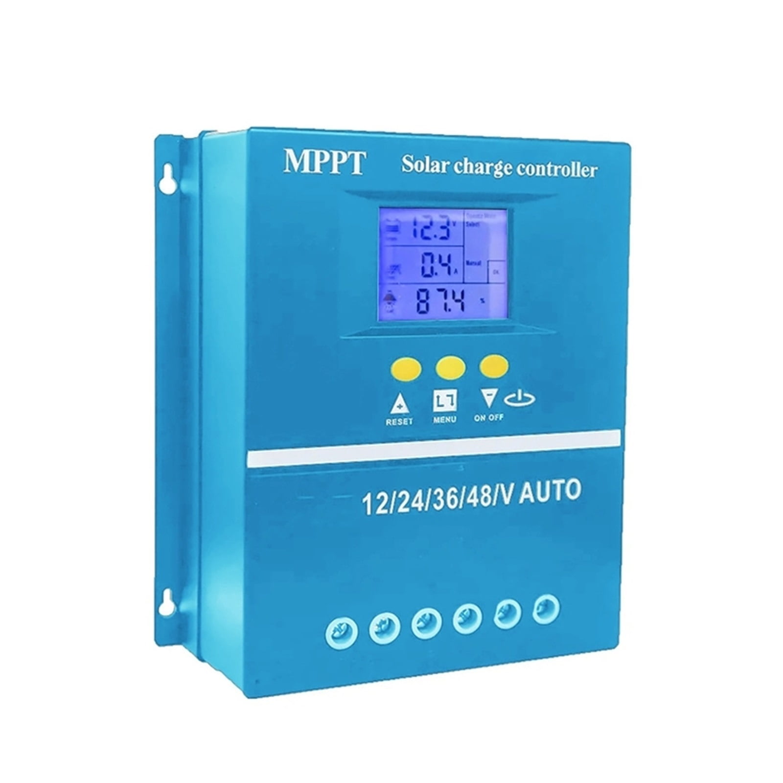 90A 70A 60A Solar Charge Controller Auto 12V 24V 36V 48V For Lead Acid ...