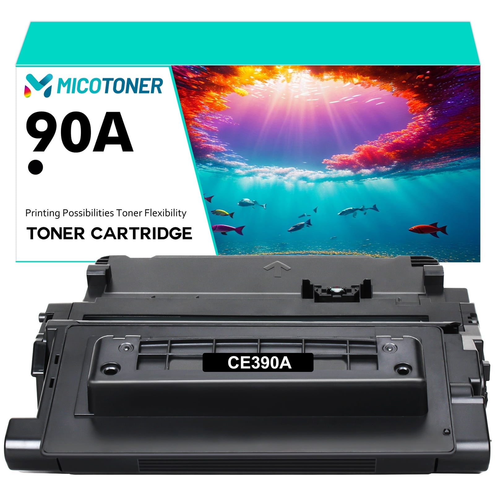 Free Shipping! 90A Toner Cartridge 1-Pack Compatible for HP CE390A 90A ...