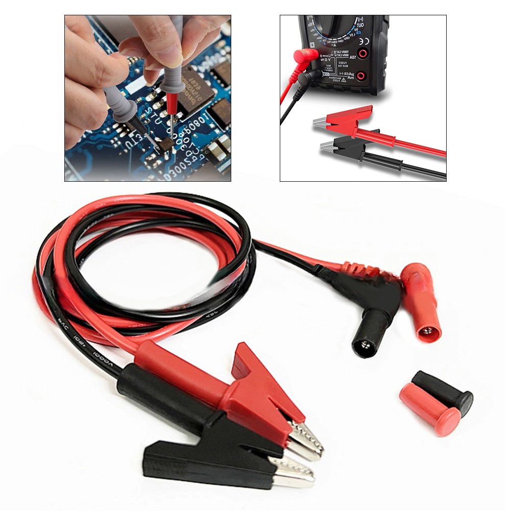 90Cm Test Cable Connector Test Probe Suitable For 4Mm Multimeter ...