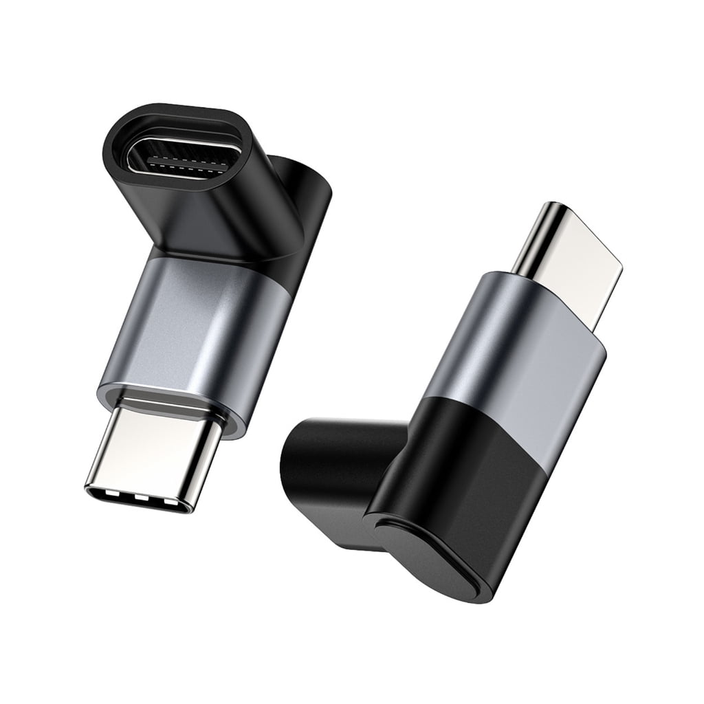 90Degree USB C Adapter Extender PD100W Fast Charge 4K Video Support for ...