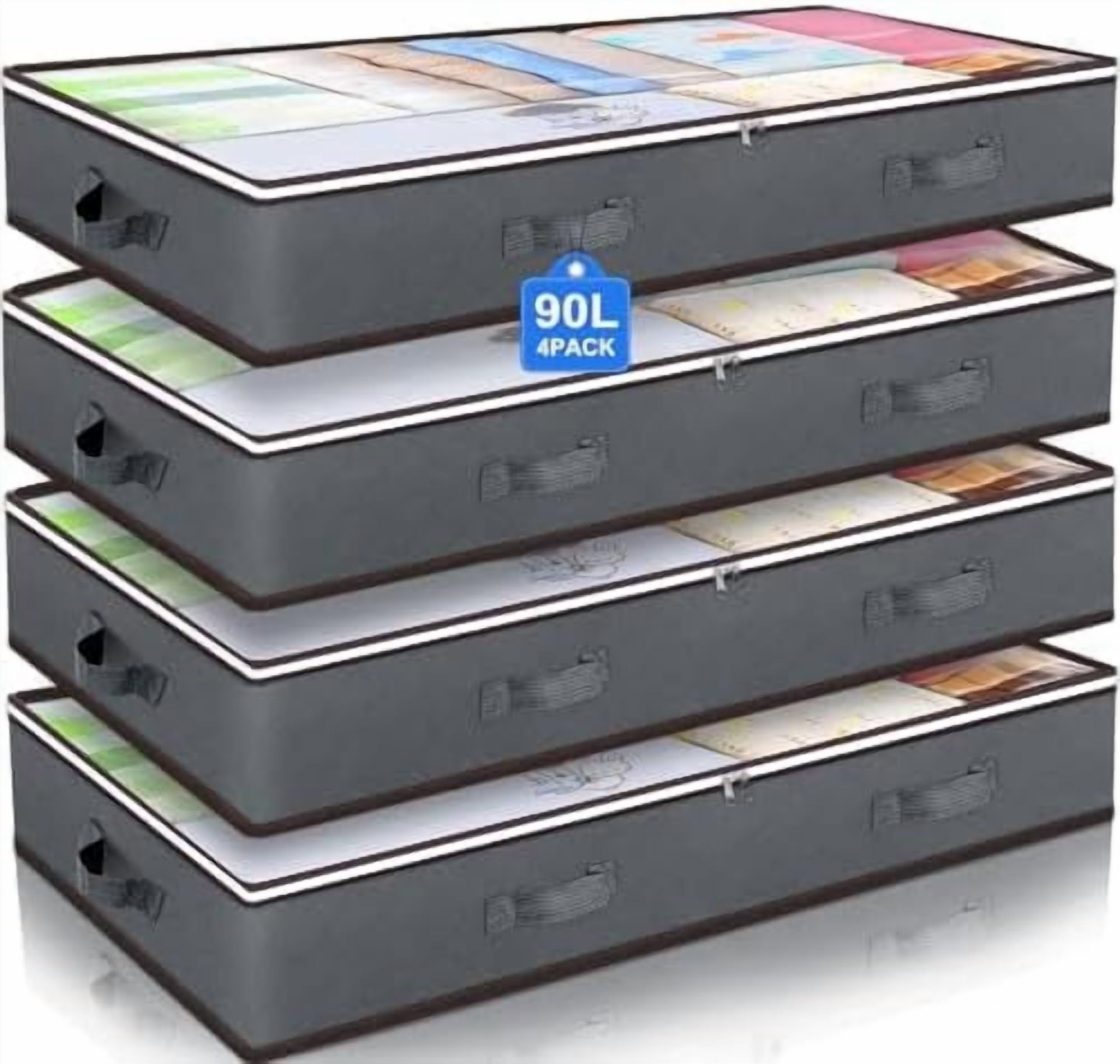 90L Under Bed Storage Containers, Closet Organizers and Storage Bins ...