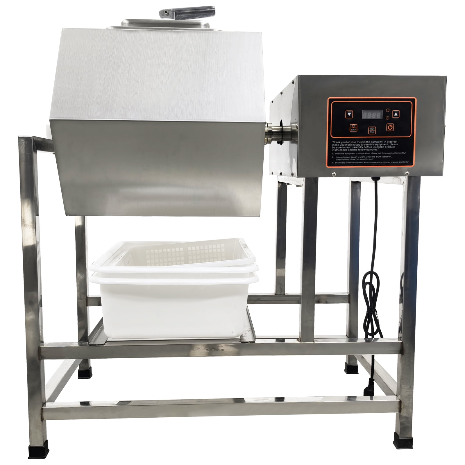 90L Hexagonal Meat Vegetable Tumbler Marinator Rotatable Food ...