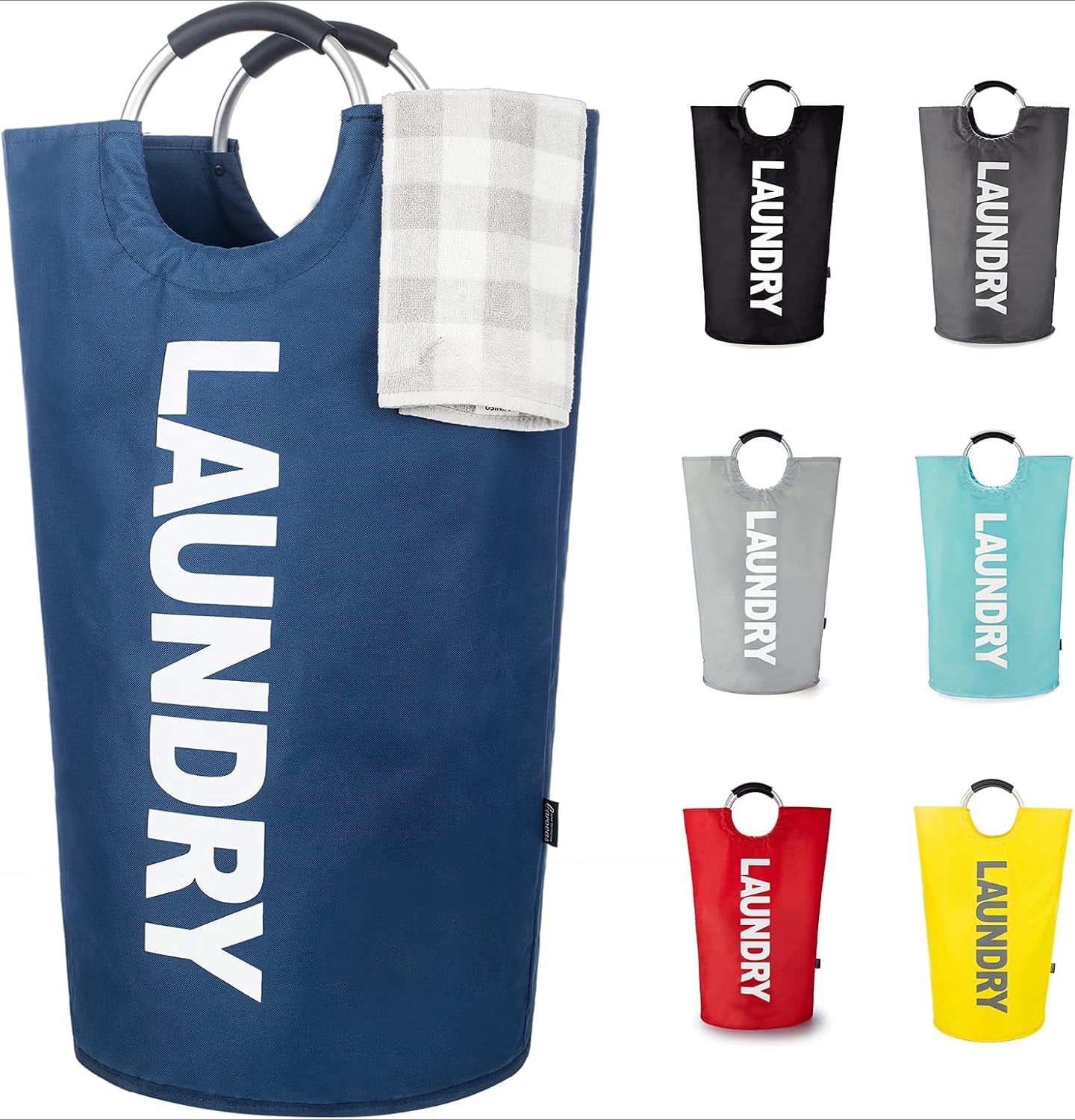 90L laundry basket (13 colors), waterproof laundry basket, laundry bag ...