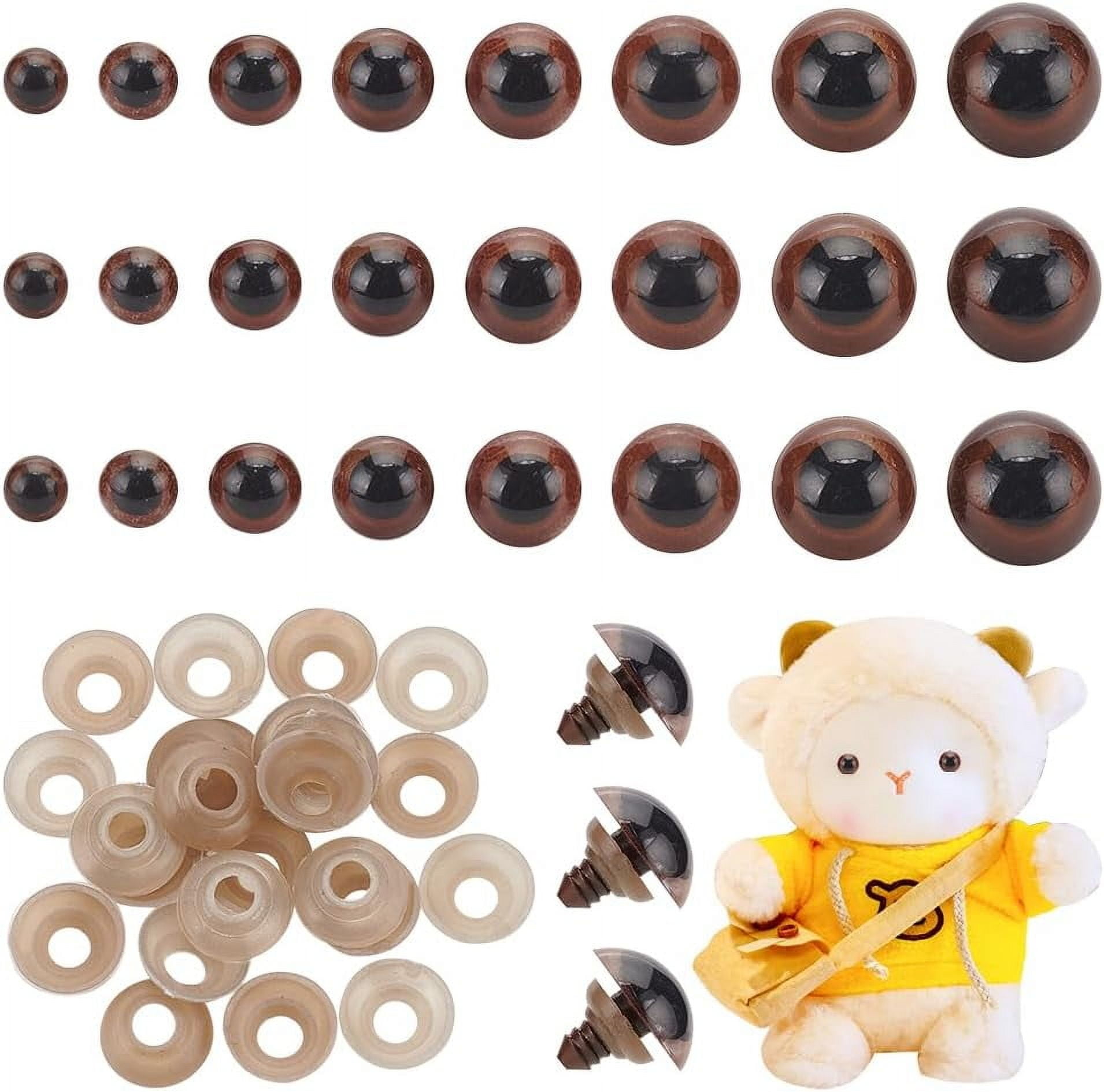 90Pairs Plastic Safety Eyes Craft Eyes Stuffed Animal Eyes with Washers ...