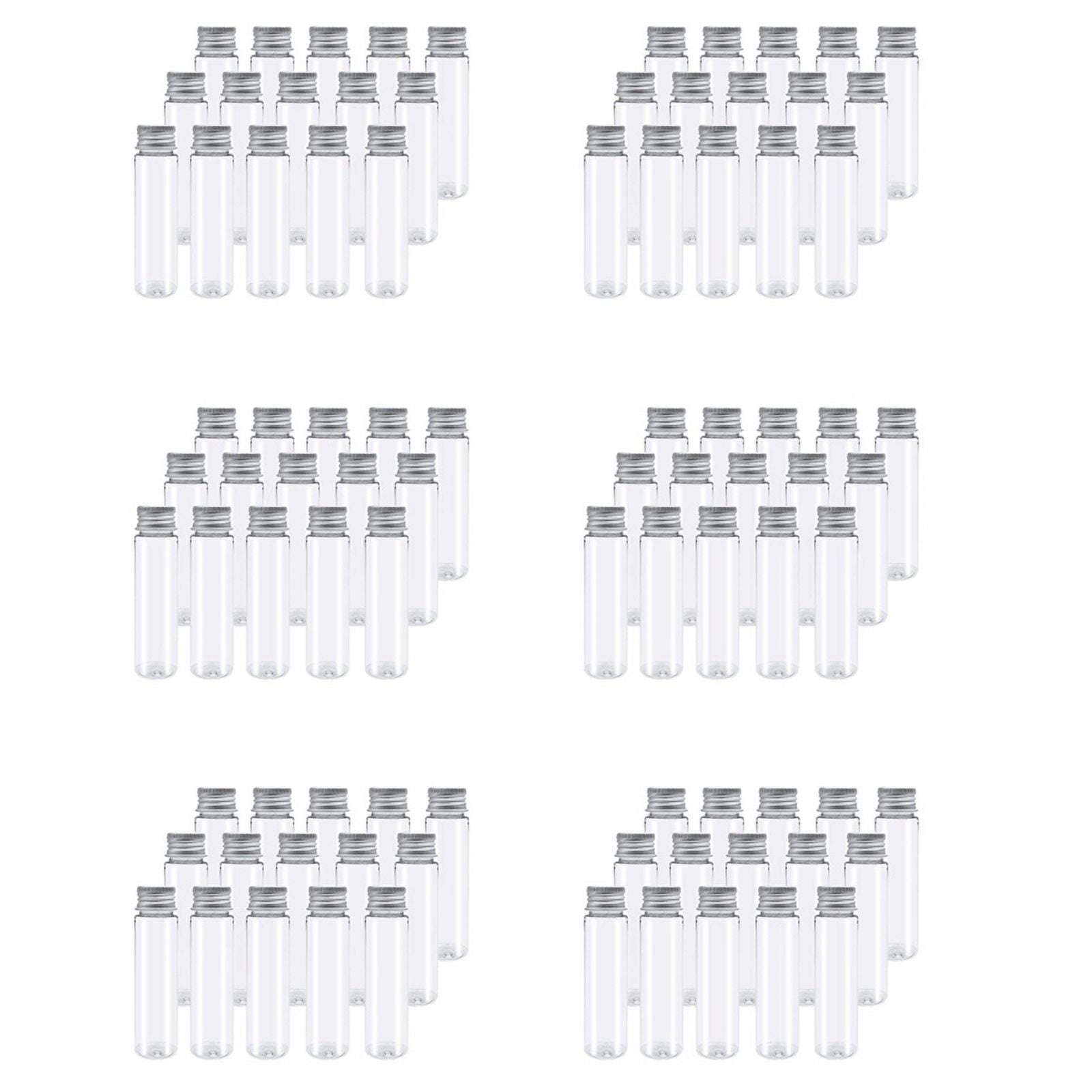 90Pcs 110Ml Plastic Test Tube,Clear Flat Test Tubes,Plastic Test Tubes ...