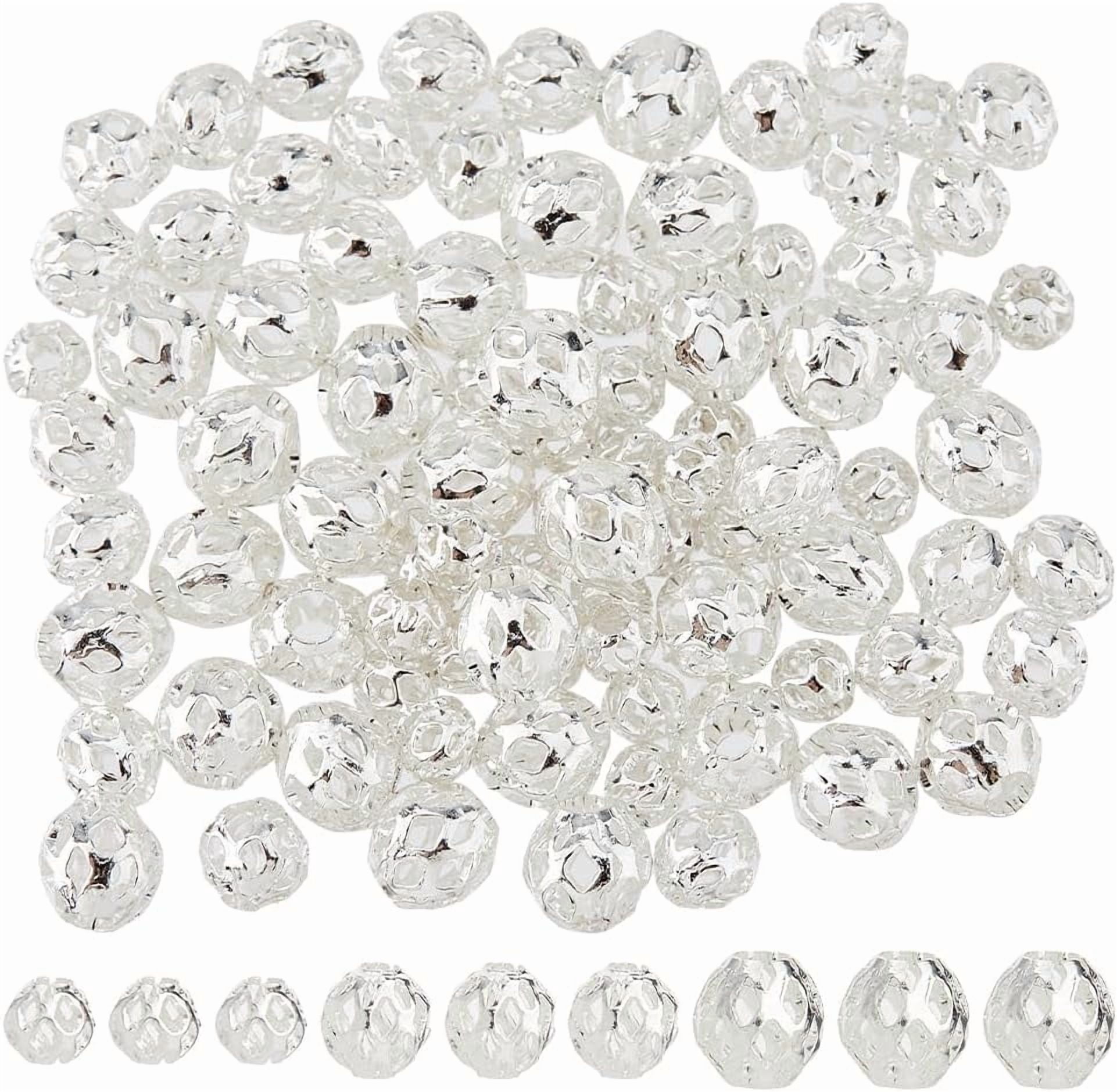 90Pcs 3 Styles Long-Lasting Hollowed Plated Brass Beads Filigree Beads ...