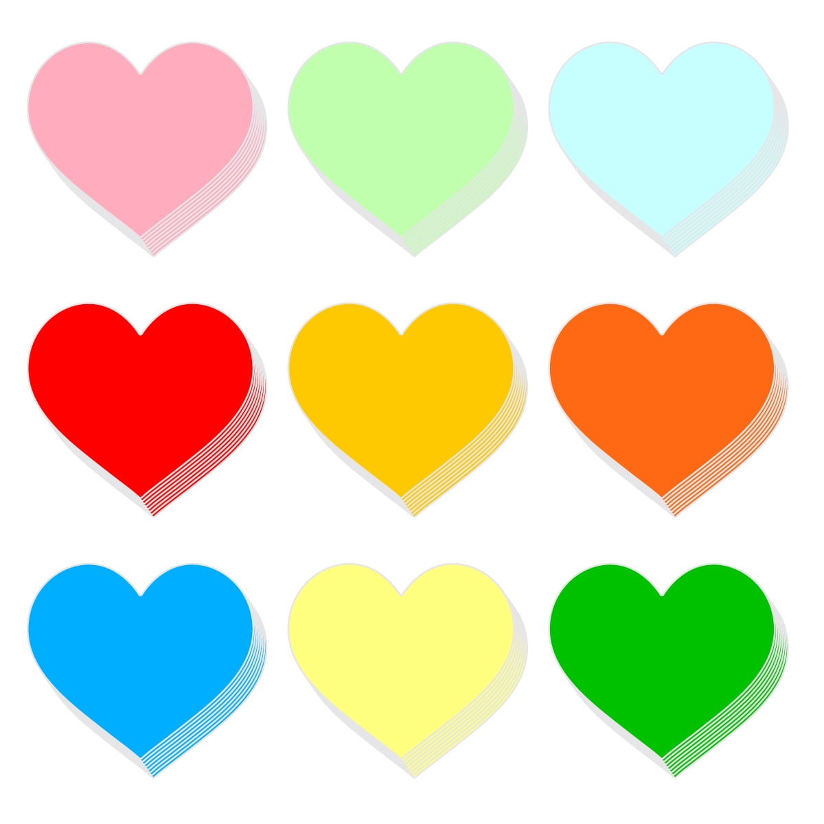 90Pcs Large Cutouts Paper Flowers 6 inch Assorted Color Spring Flower ...