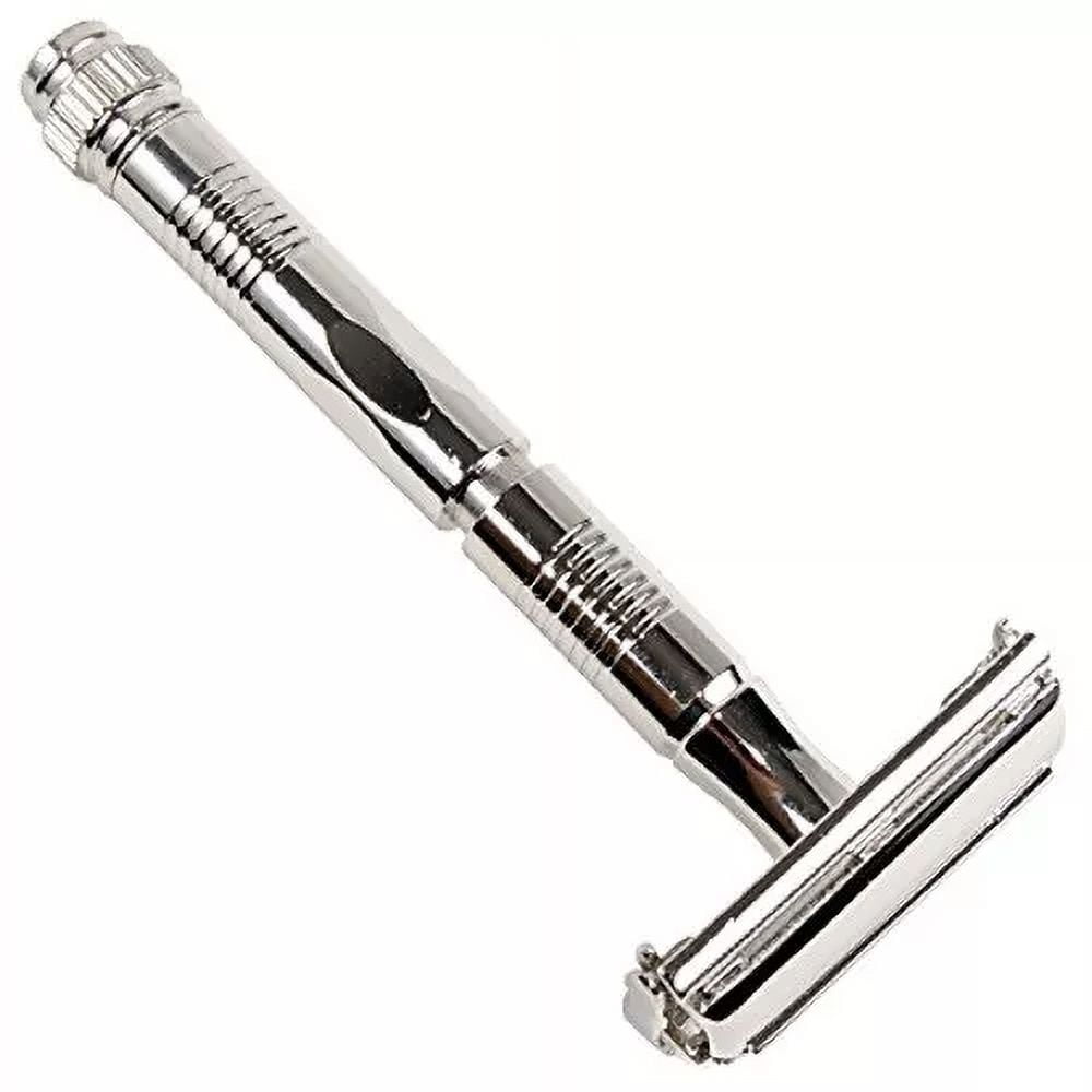 90R Butterfly Open Safety Razor with 5 Double Edge Blades for Precision ...
