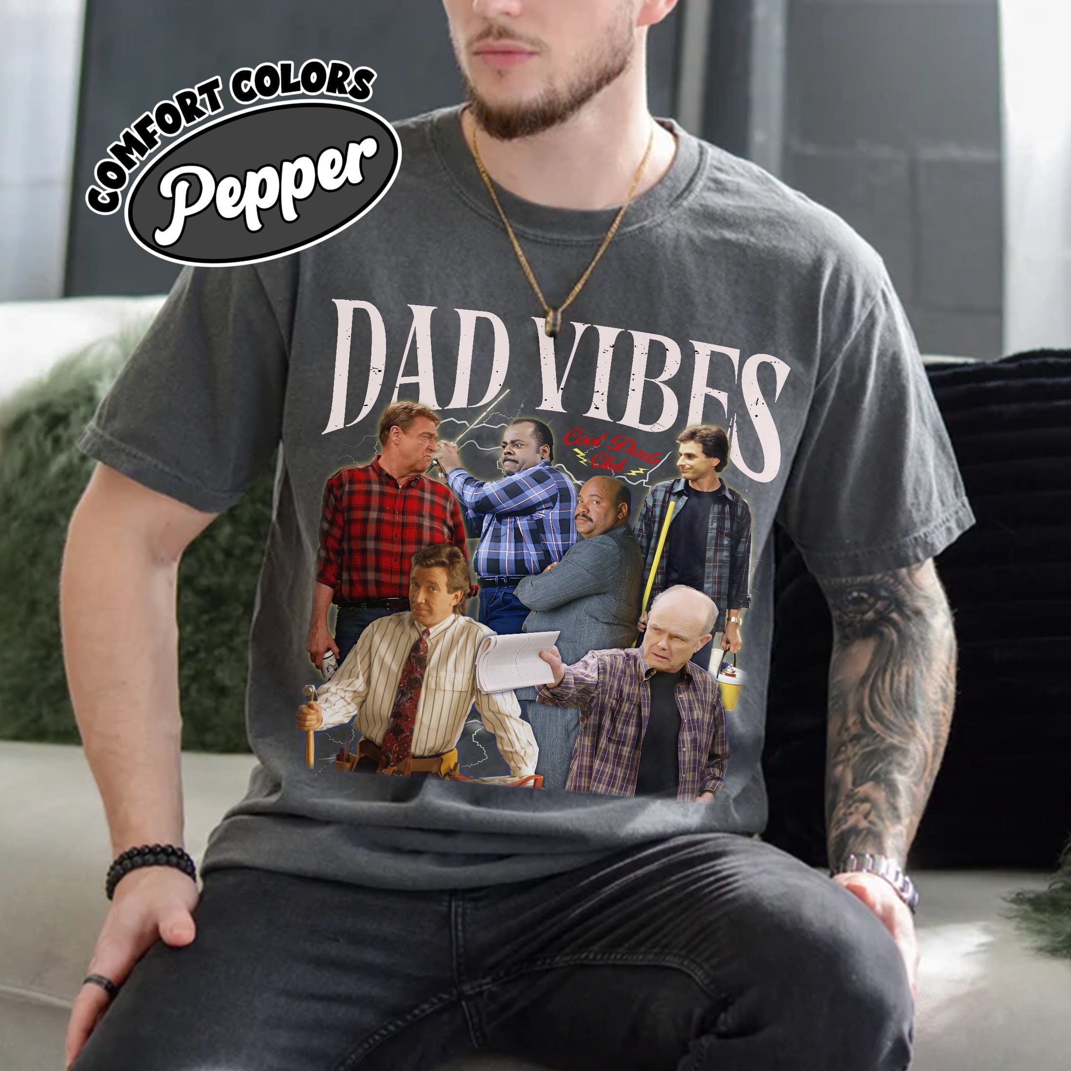 90S Dad Vibes Shirt, Cool Dads T Shirt, Best Dad Ever, Funny Sitcom Dad ...
