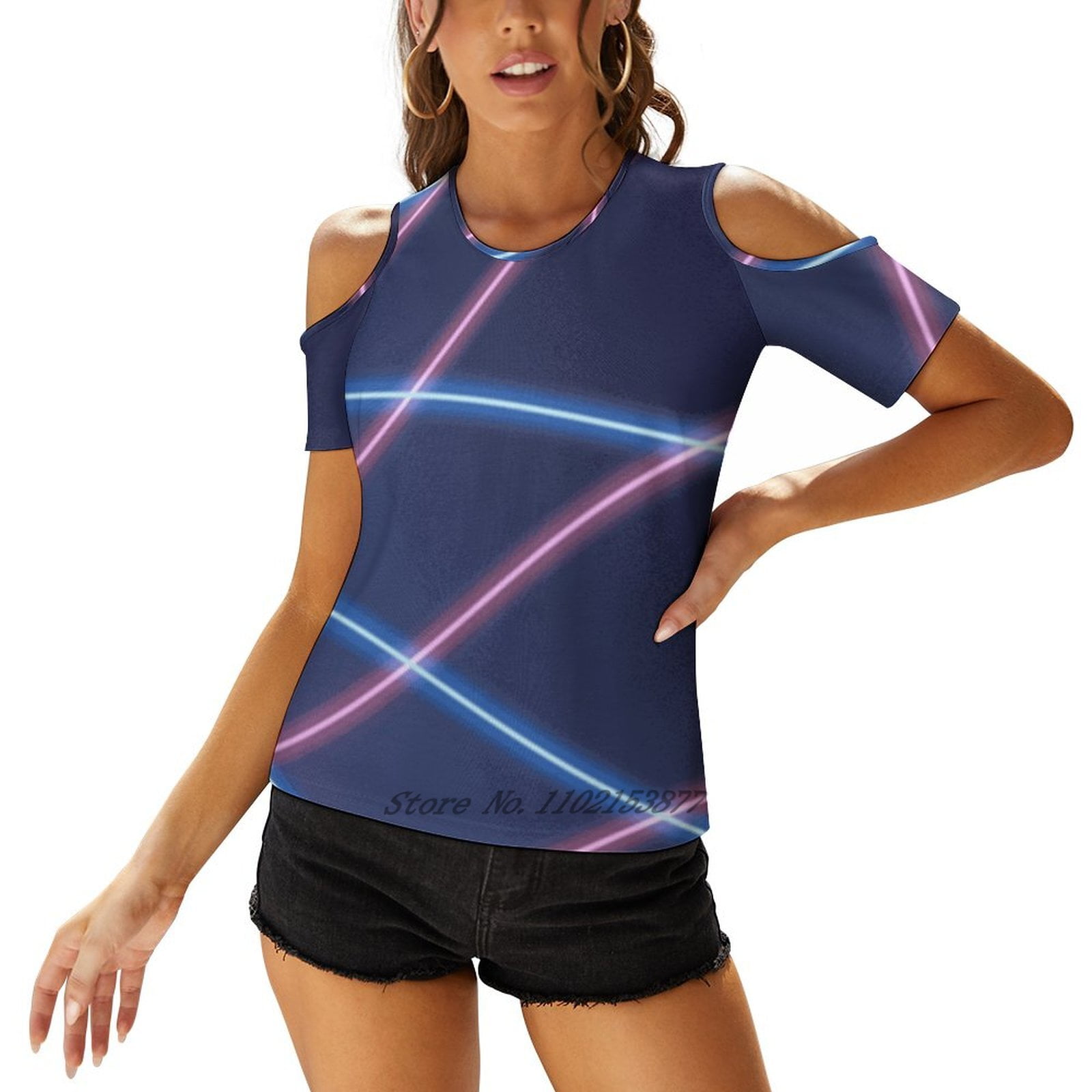 90S Laser Beam Picture Day Background Retro Oldschool Woman Tshirts ...