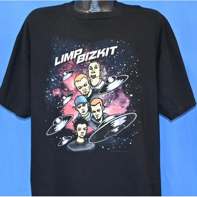 90S Limp Bizkit Three Dollar Bill Y'All Nu Metal Rock Band Ufo Space T ...