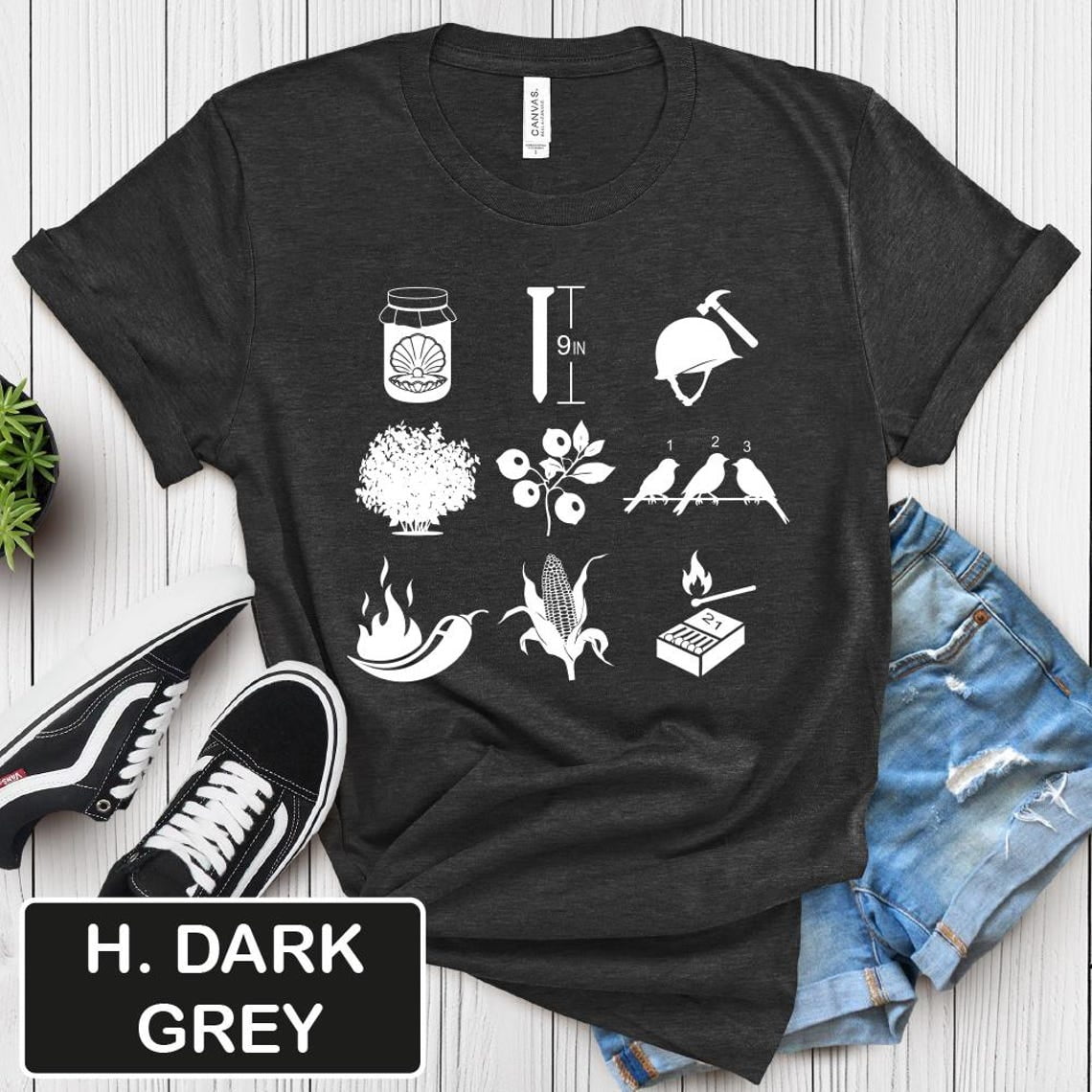 90S Music Bands Tee, Retro Rock Pop Culture , Unisex Jersey Short ...