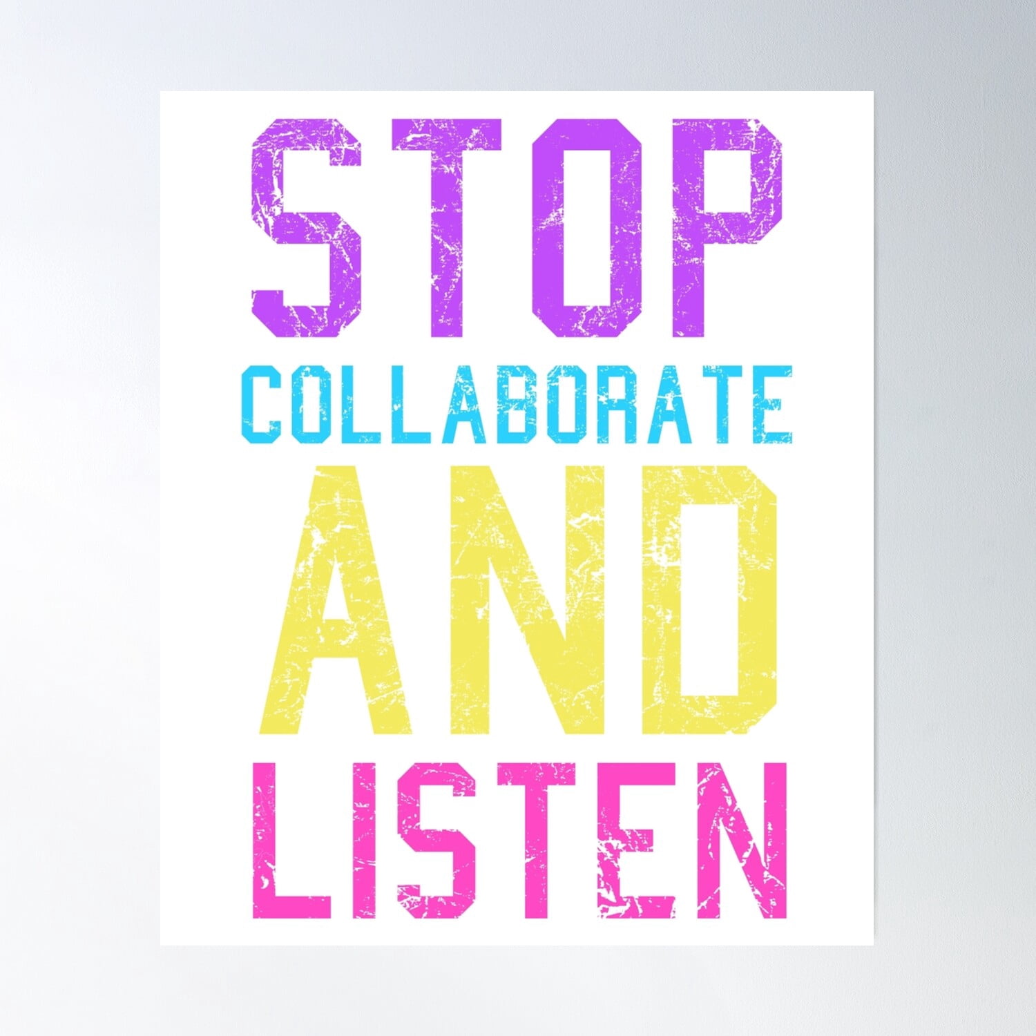90S Music Lovers Poster Wall Art, Modern Wall Decor, 8x12 UNFRAMED ...