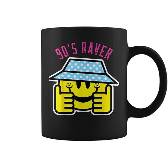 90S Rave Edm Classic House Techno Music Coffee Mug - Walmart.com