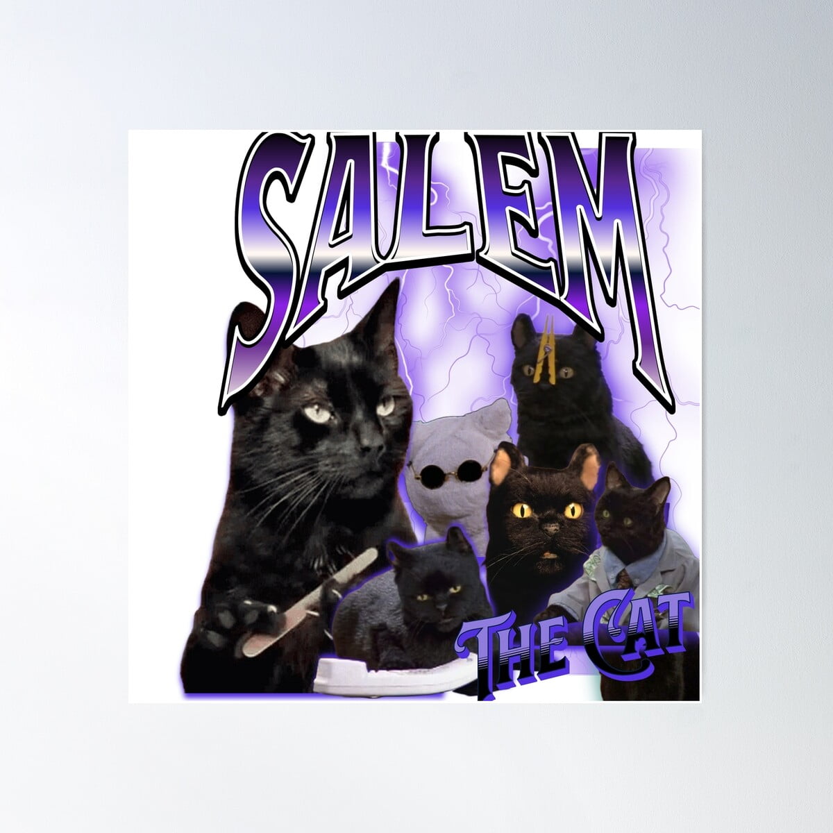 90S Salem The Cat Bootleg Shirt Poster Wall Art, Modern Wall Decor For ...