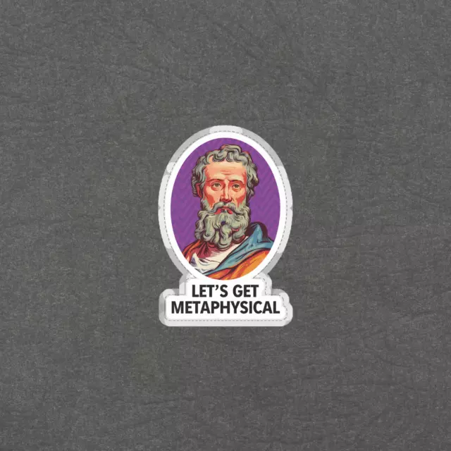 90S Style Aristotle Sticker Ancient Greek Philosophy Decalphone Decal ...