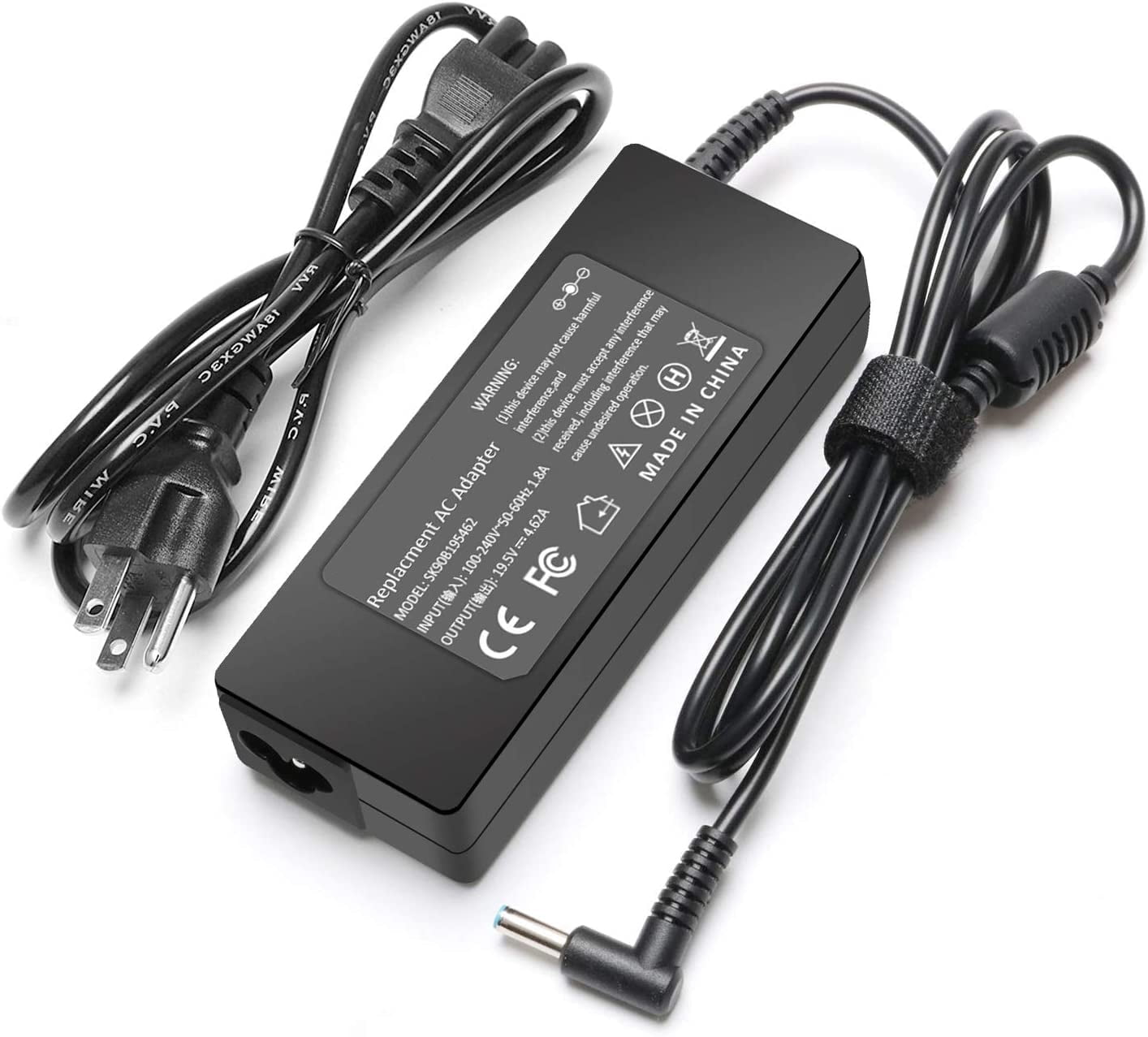 90W 65W Blue Tip AC Adapter Laptop Charger for HP Pavilion X360 11 13 ...