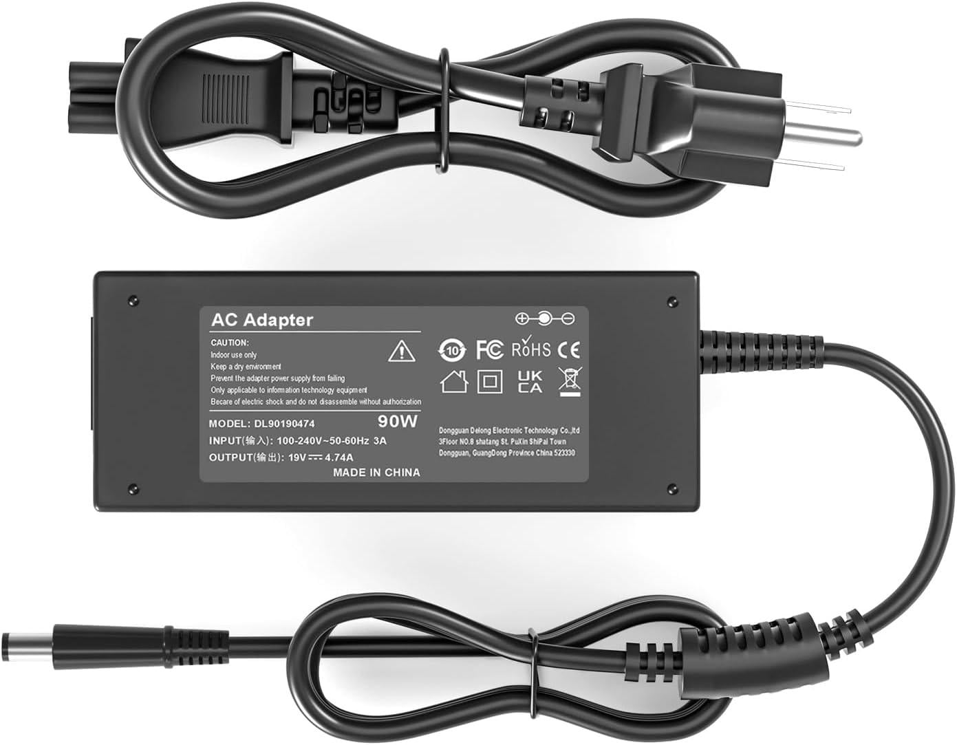 90W AC Adapter for HP Pavilion All-in-One Desktop 27" 24" 23" 22" 21 ...
