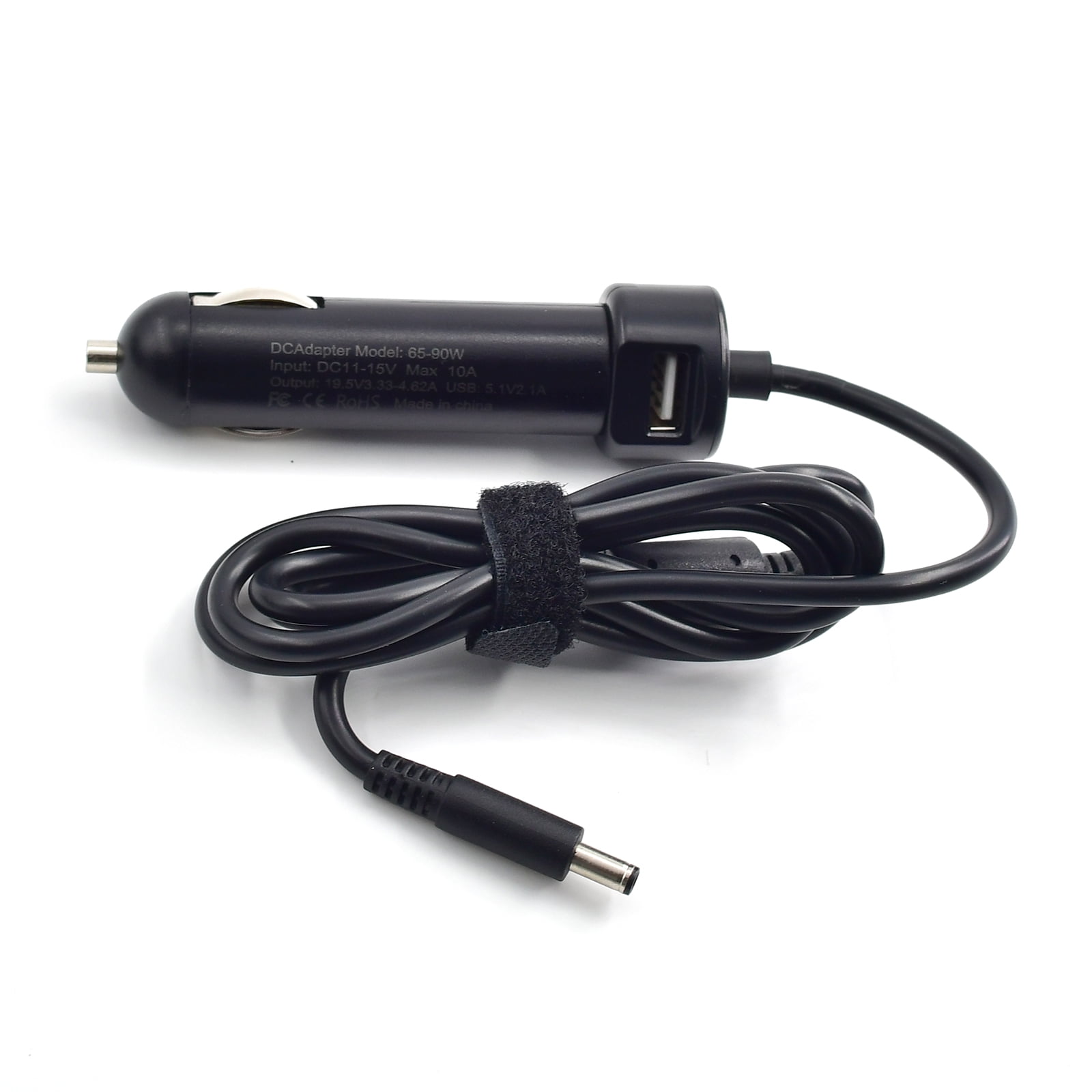 90W Car Power Adapter Travel Vehicle Charger for Dell Notebook Computer ...