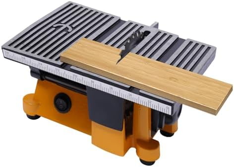 90W Electric Mini Table Saw, Table Saw for Crafts,4500RPM Portable ...