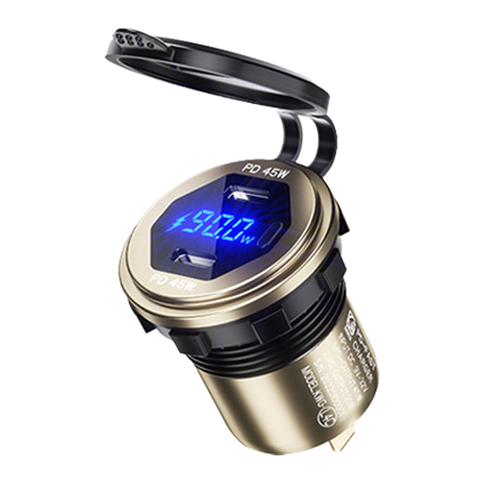 90W Fast Charging Car Adapter with PD Ports Stay Powered on the Go ...
