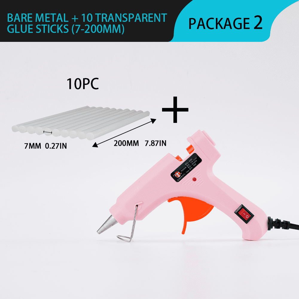 90W Hot Melt Glue Gun with Switch for 7mm Glue Stick Mini Indusrial ...