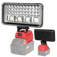 90W LED Work Light for Milwaukee 18V M18 Battery with USB Charger Port ...
