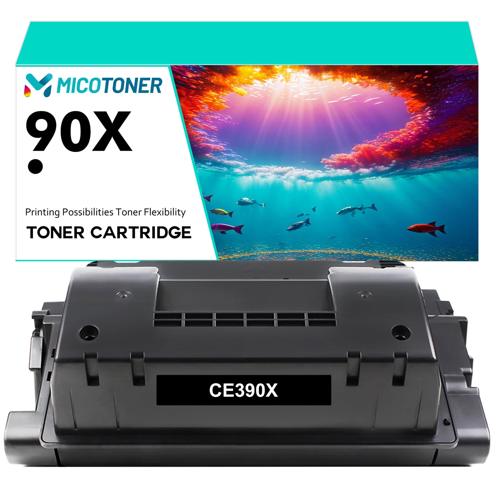 90X Toner Cartridge 1-Pack Compatible for HP 90X CE390X CE390A 90A Work ...