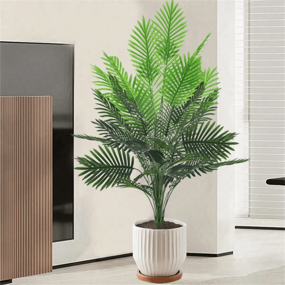 90cm-120cm Large Artificial Palm Tree, Simulated Green Plants, Plastic ...