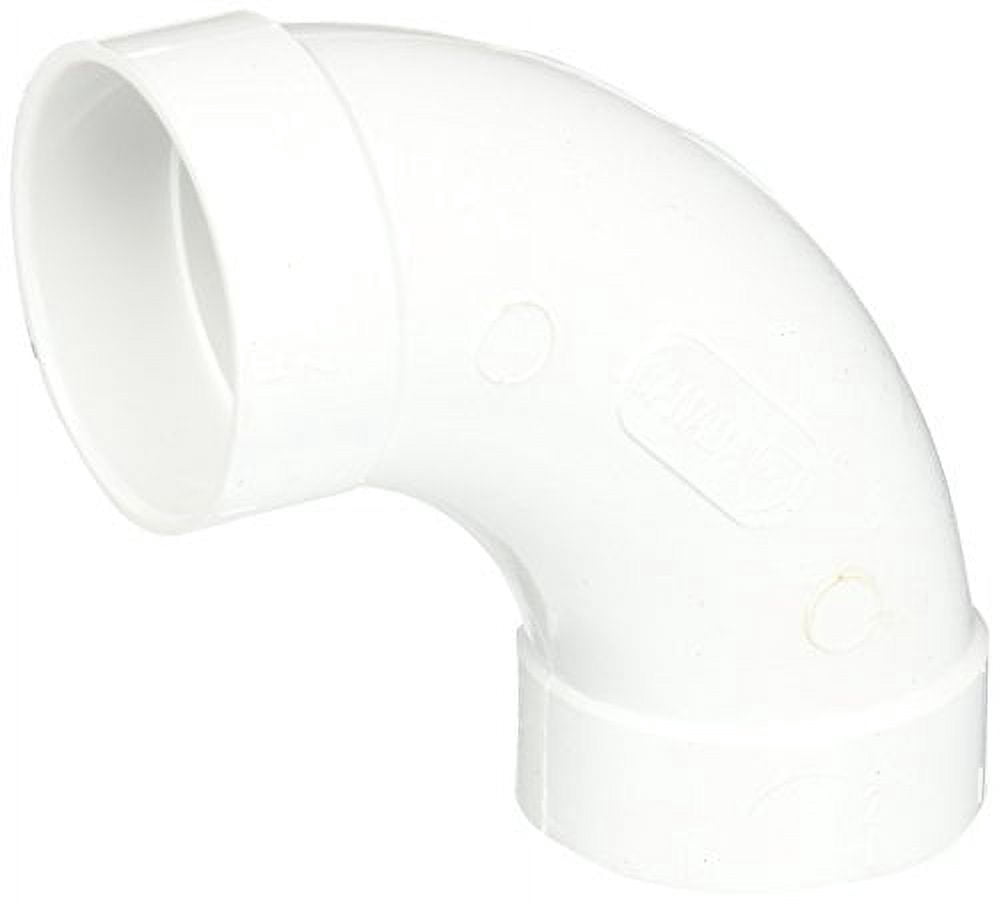 Airvac VM103/5510 FT013 90-Degree Sweep PVC Fitting, White - Walmart.com